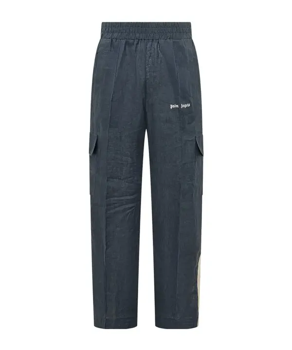Palm Angels Logo Detailed Cargo Pants