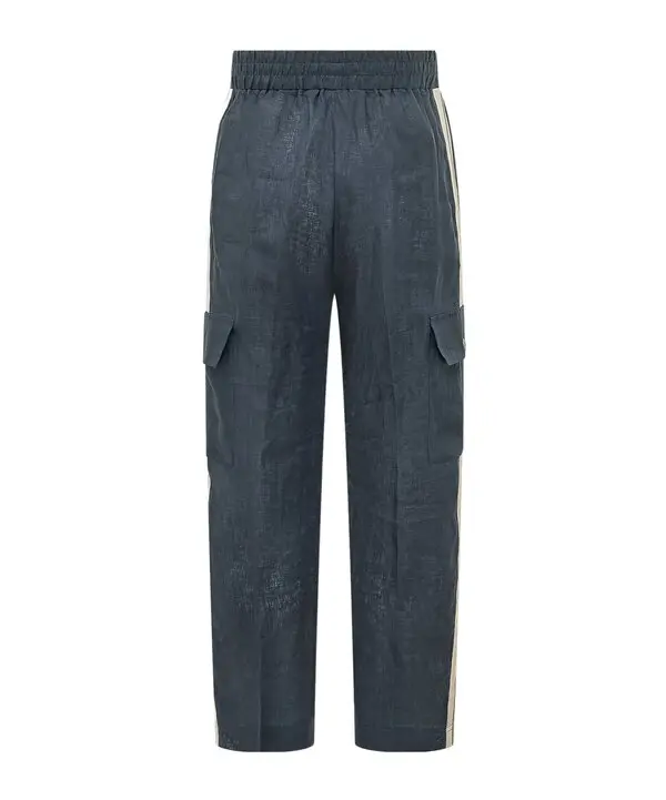 Palm Angels Logo Detailed Cargo Pants