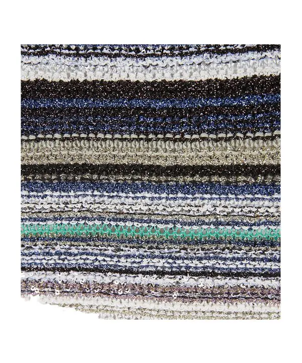 Missoni Metallic Striped Knitted Skirt