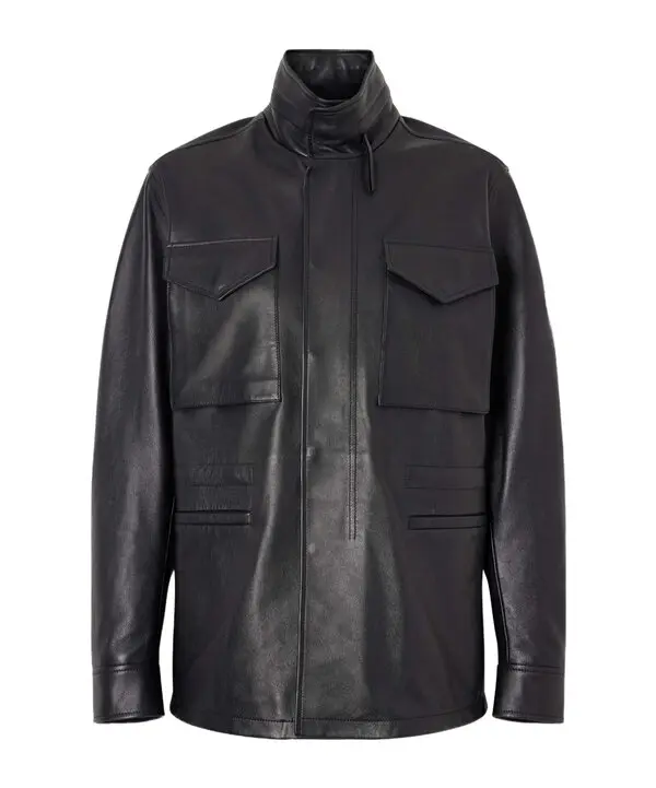 Gabriela Hearst Long-sleeved Leather Jacket