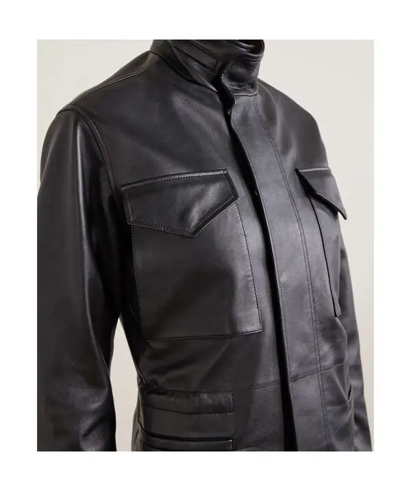 Gabriela Hearst Long-sleeved Leather Jacket