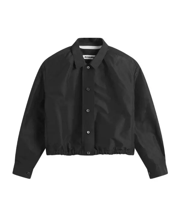 JIL SANDER Elasticated Hem Jacket - Black