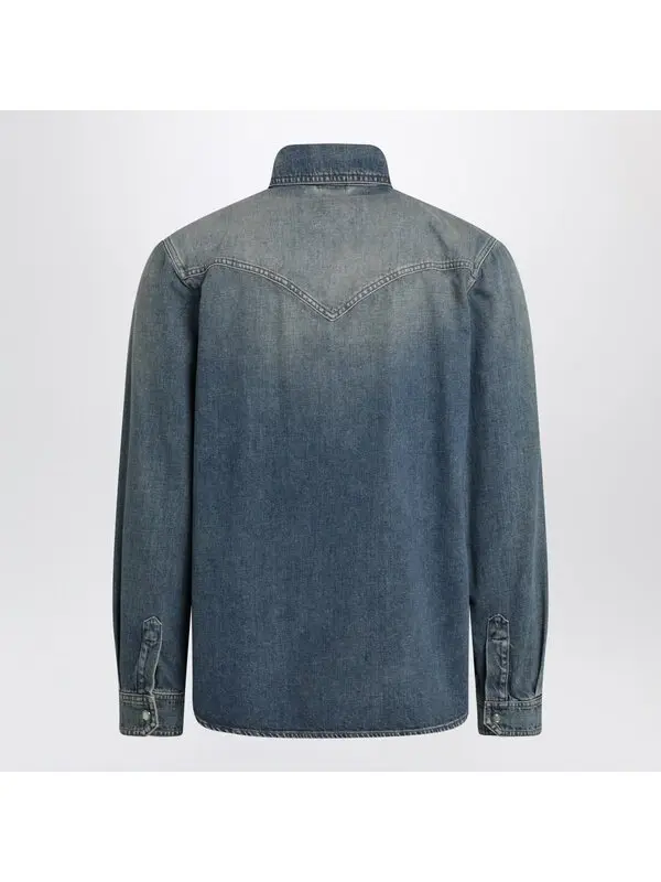 Versace Button-up Denim Shirt