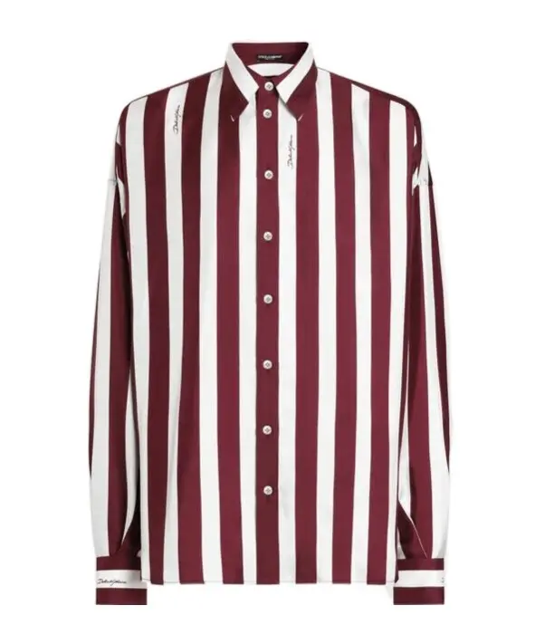 Dolce & Gabbana Dolce Gabbana Striped Twill Shirt