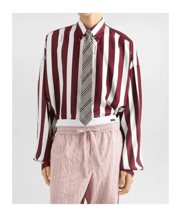 Dolce & Gabbana Dolce Gabbana Striped Twill Shirt