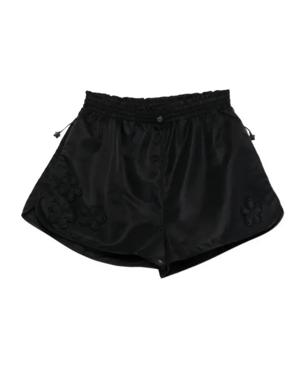 Cecilie Bahnsen Colette Floral Embroidered Shorts - Black