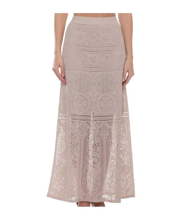 D.exterior Lace Maxi Skirt