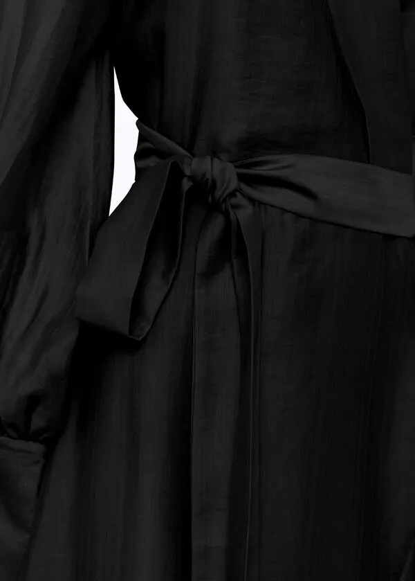 BLUGIRL Long-sleeved Wrap Dress With Ruffles