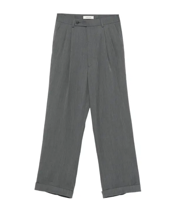 ENTIRE STUDIOS Wool Trousers With Pleats And Rolled Hem