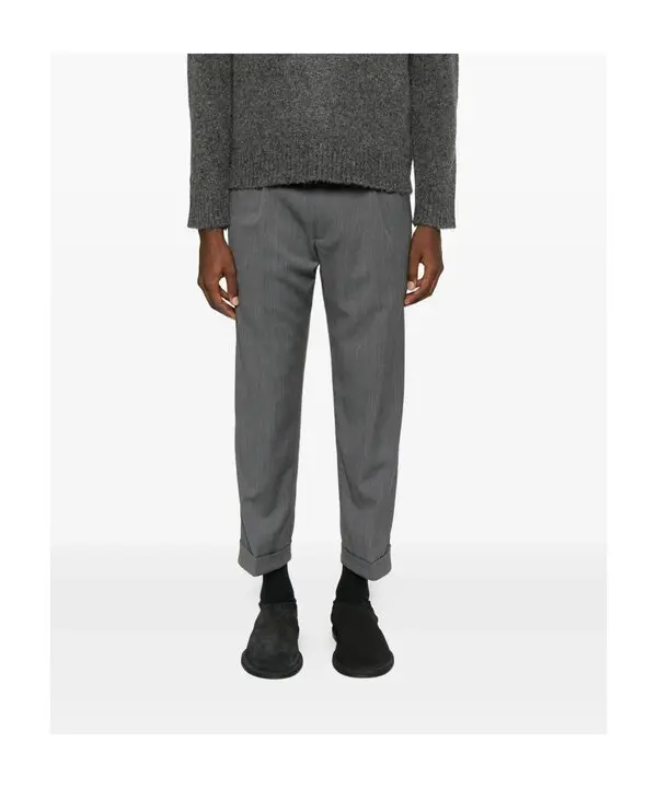 ENTIRE STUDIOS Wool Trousers With Pleats And Rolled Hem