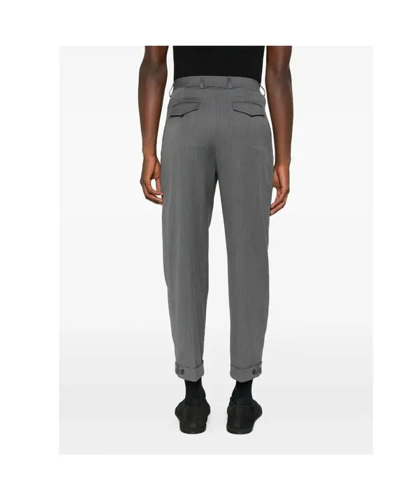 ENTIRE STUDIOS Wool Trousers With Pleats And Rolled Hem
