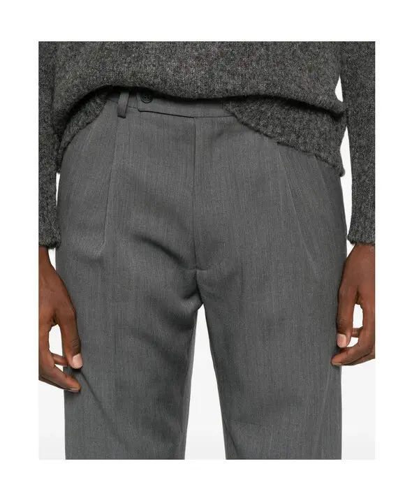 ENTIRE STUDIOS Wool Trousers With Pleats And Rolled Hem