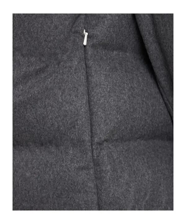 Brunello Cucinelli Wool Cashmere Down Jacket With Drawstring Hood