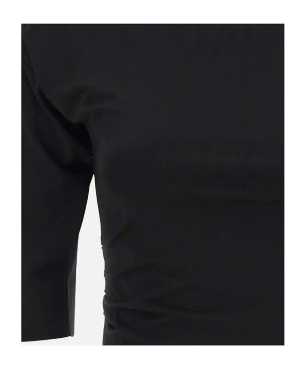 KAOS Ruched Boat-neck Top