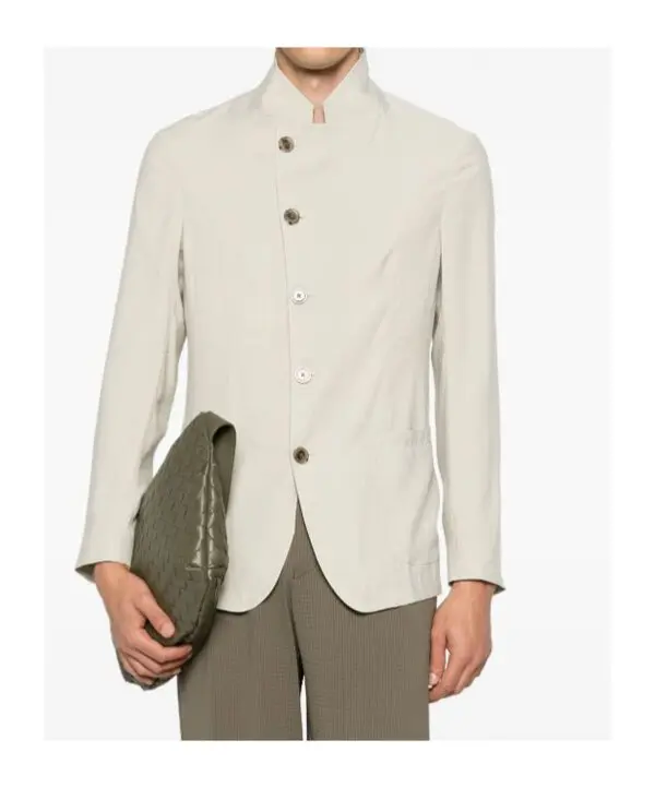 Emporio Armani Asymmetrical Collar Jacket