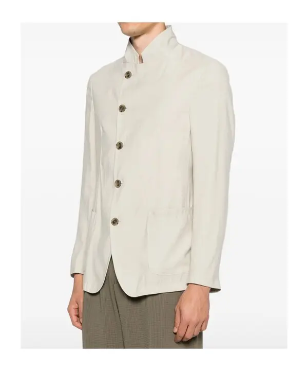 Emporio Armani Asymmetrical Collar Jacket