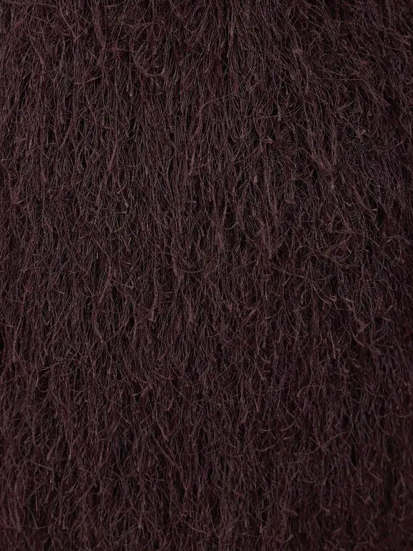 Dries Van Noten Sokna Fringed Skirt - Black
