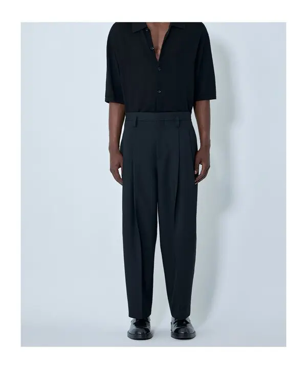 JIL SANDER Pleated Tailored Wide-leg Trousers