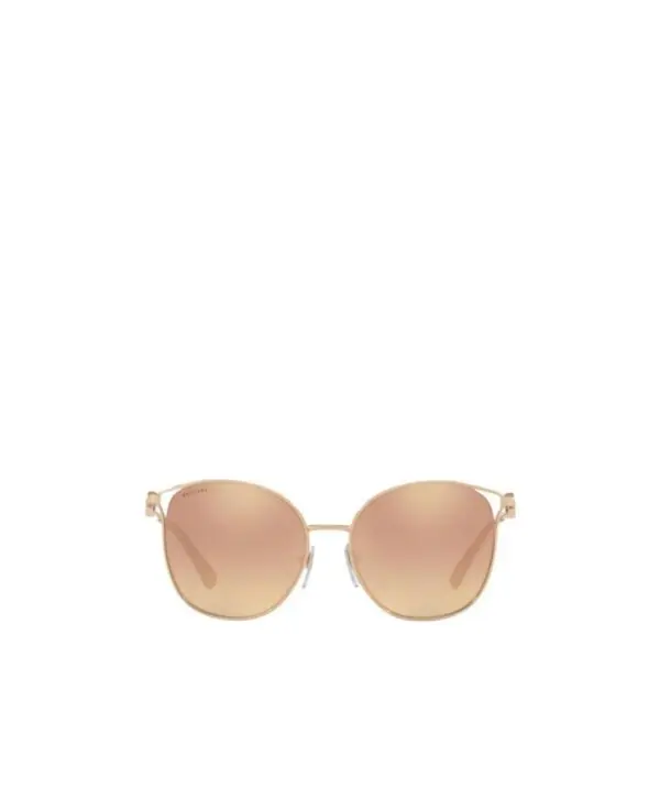BVLGARI Round Sunglasses - Nude