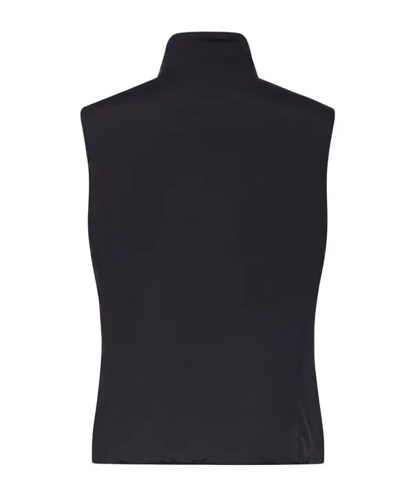 MOORER Zip-up Padded Gilet - Black