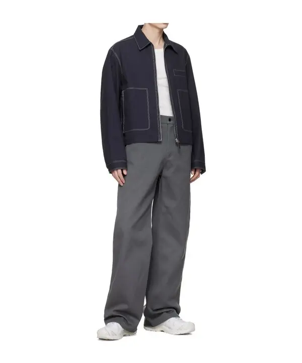 RIER Casual Pants With Belt Loops - Black