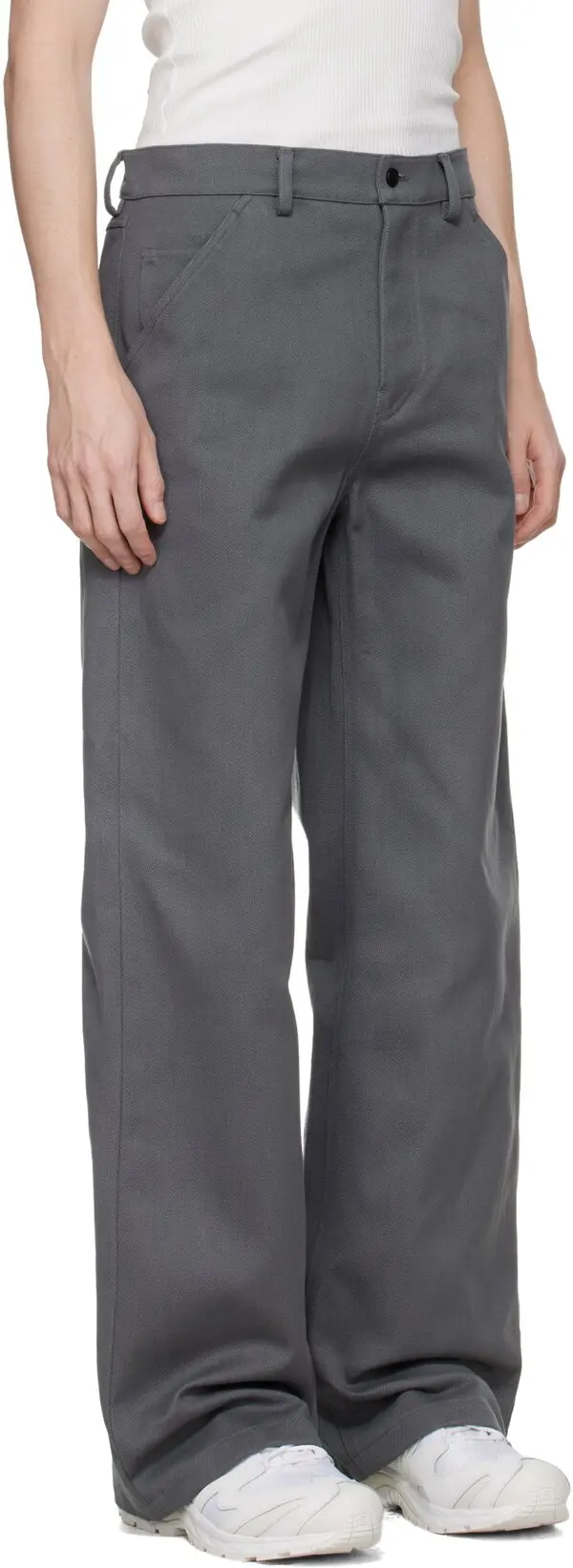 RIER Casual Pants With Belt Loops - Black
