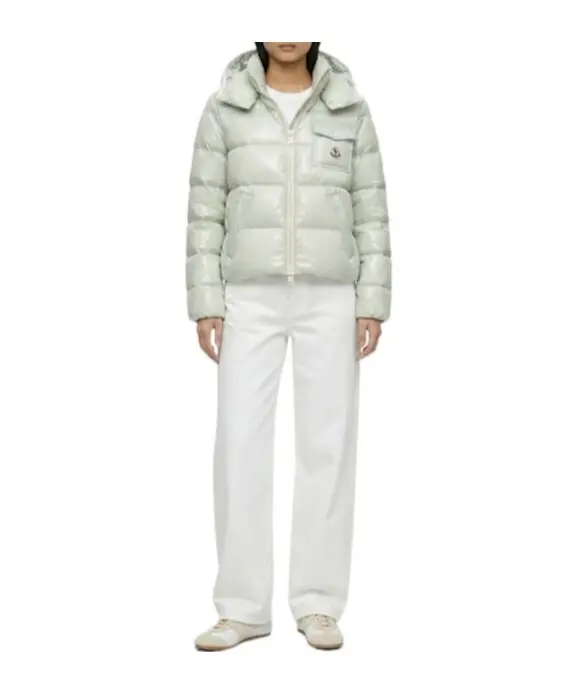 Moncler Hooded Down Jacket - Green