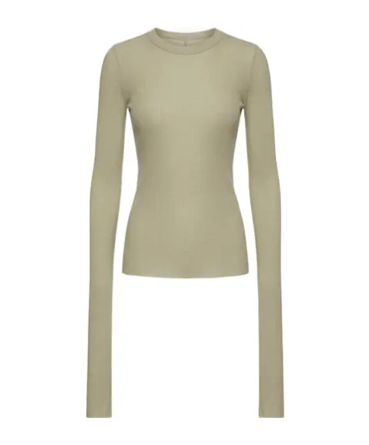 Rick Owens Long Sleeve T-shirt - Beige