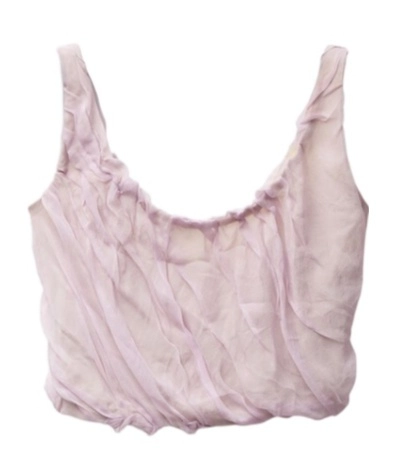 Versace Cropped Draped Top