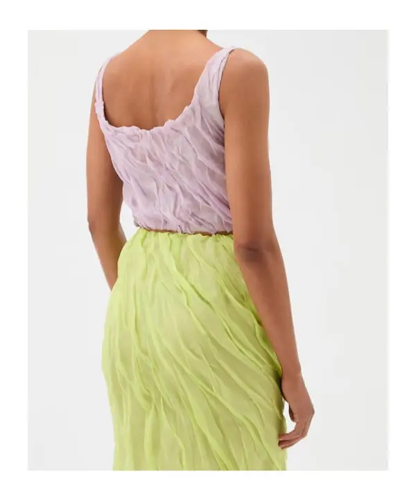 Versace Cropped Draped Top