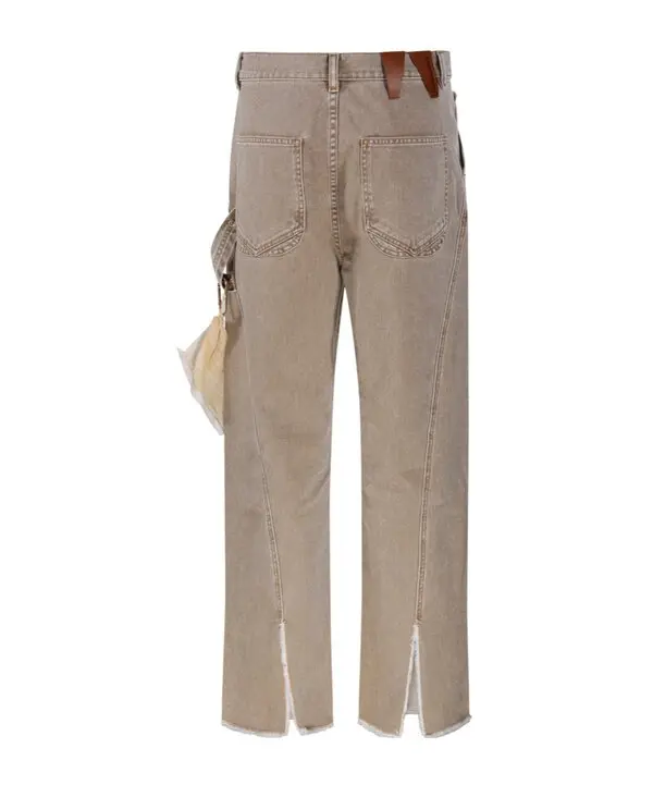 DARKPARK Sienna Loose Side Split Jeans - Nude