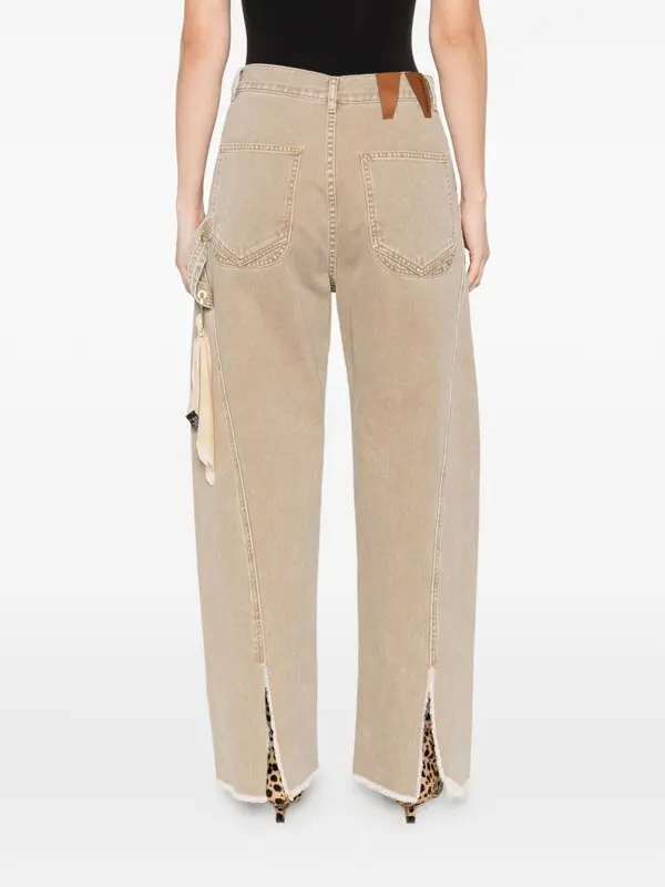 DARKPARK Sienna Loose Side Split Jeans - Nude