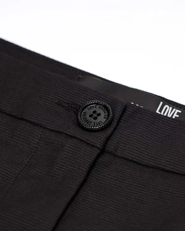 Moschino Detail Shorts - Black