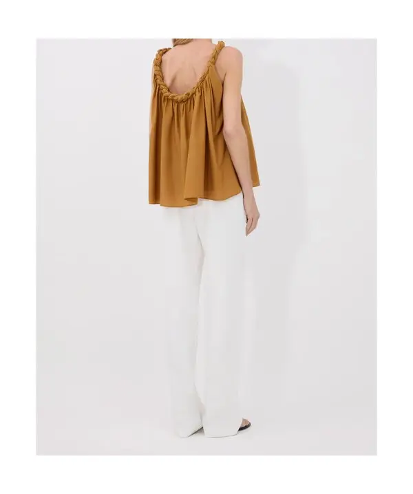 Loulou De Saison Braided Strap Top