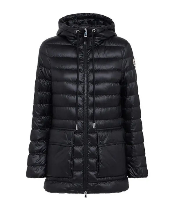 Moncler Quilted Hooded Down Jacket - Black