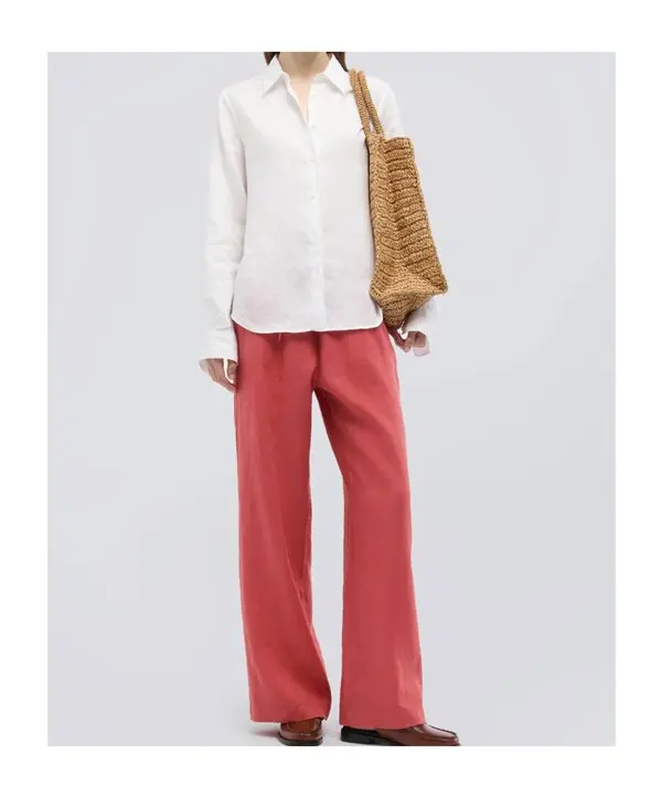 Aspesi Elastic Waistband Wide Leg Pants