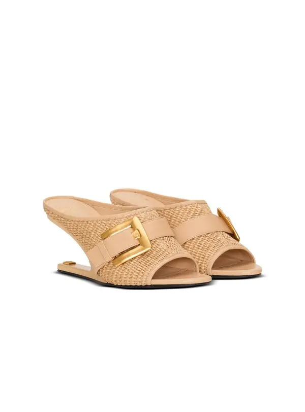 Balmain Anthem No Wedge Mules