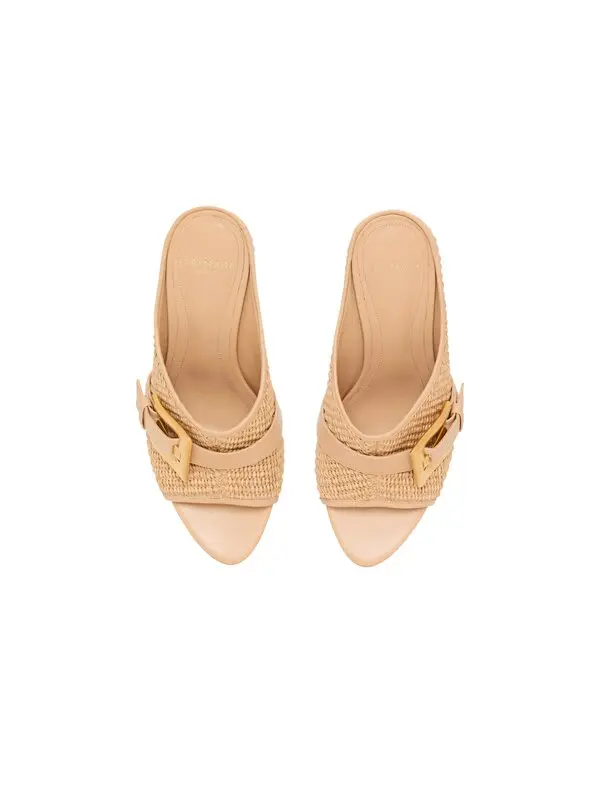 Balmain Anthem No Wedge Mules