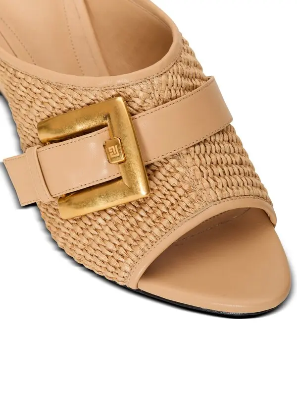 Balmain Anthem No Wedge Mules