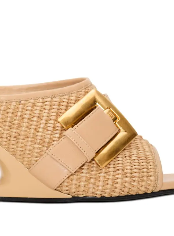 Balmain Anthem No Wedge Mules