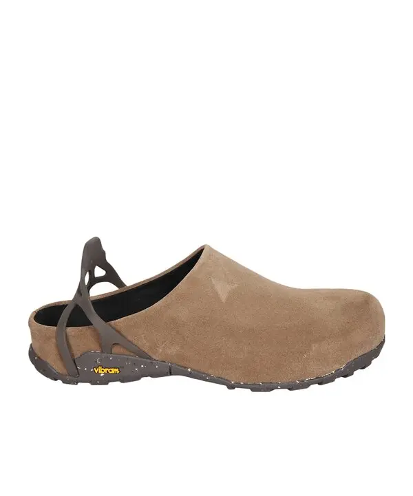 ROA Fedaia Round-toe Mule Slippers With Vibram Sole - Brown