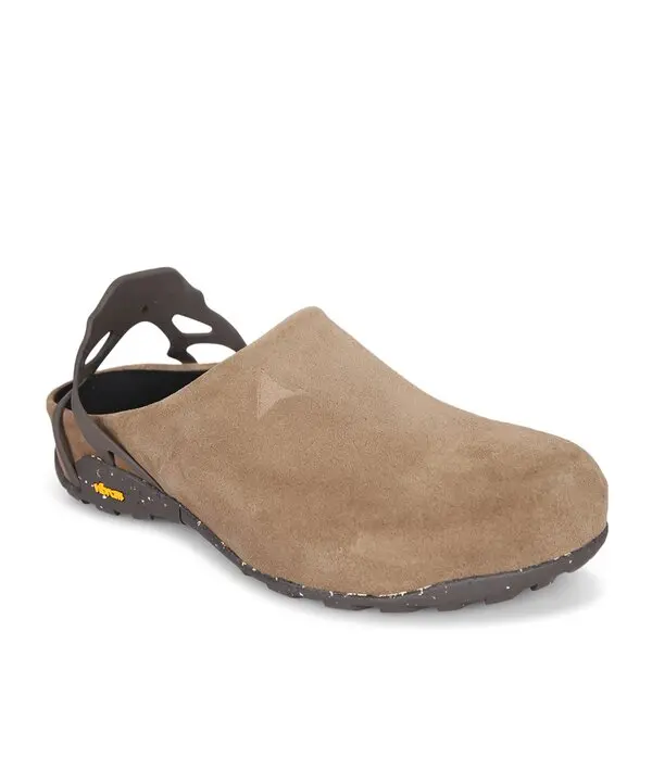 ROA Fedaia Round-toe Mule Slippers With Vibram Sole - Brown
