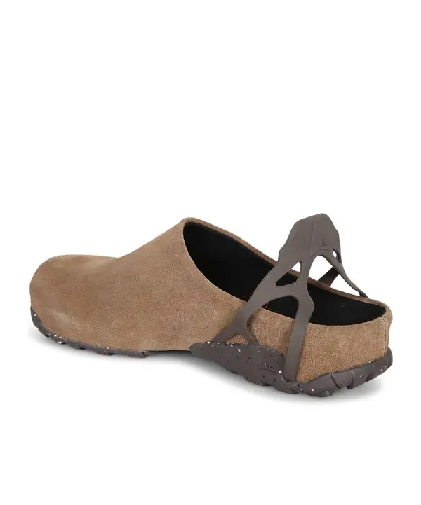 ROA Fedaia Round-toe Mule Slippers With Vibram Sole - Brown