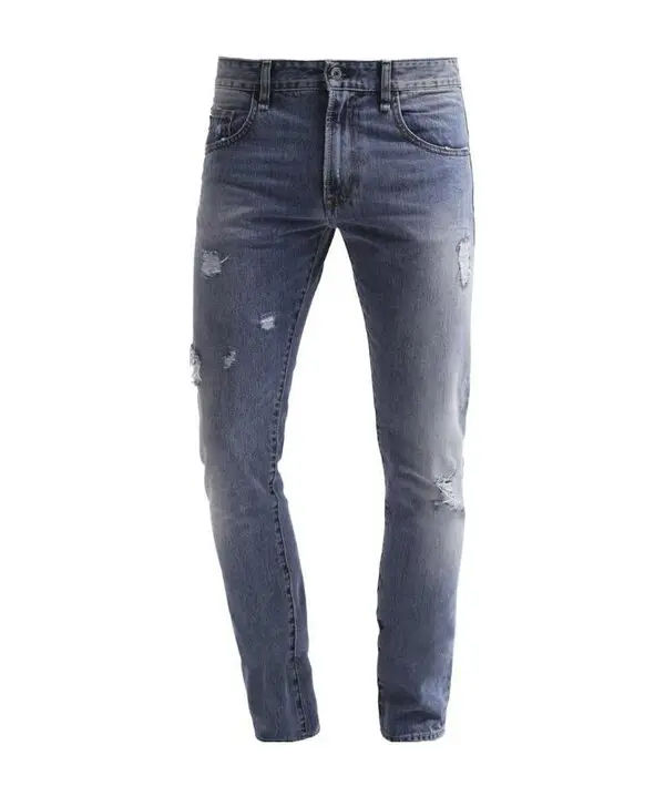 Moschino Printed Jeans With Fade Effect - Black
