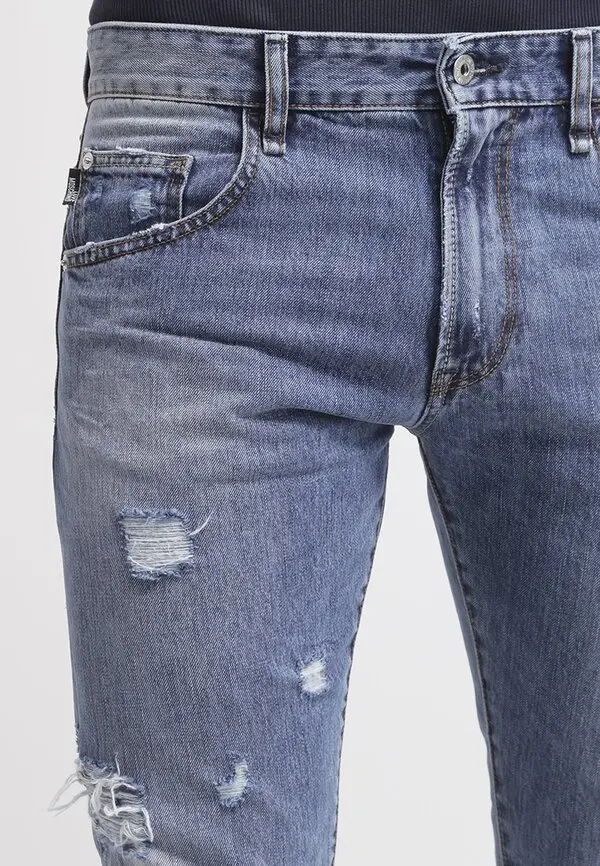 Moschino Printed Jeans With Fade Effect