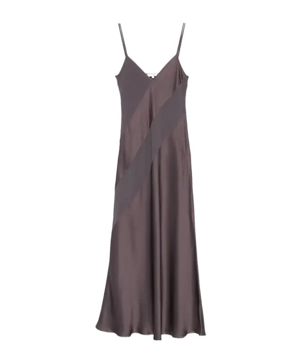 Antonelli Firenze Spaghetti Strap V-neck Dress - Black