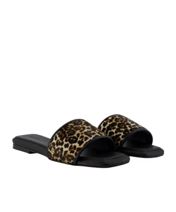ANINE BING Ria Slide Sandals - Black