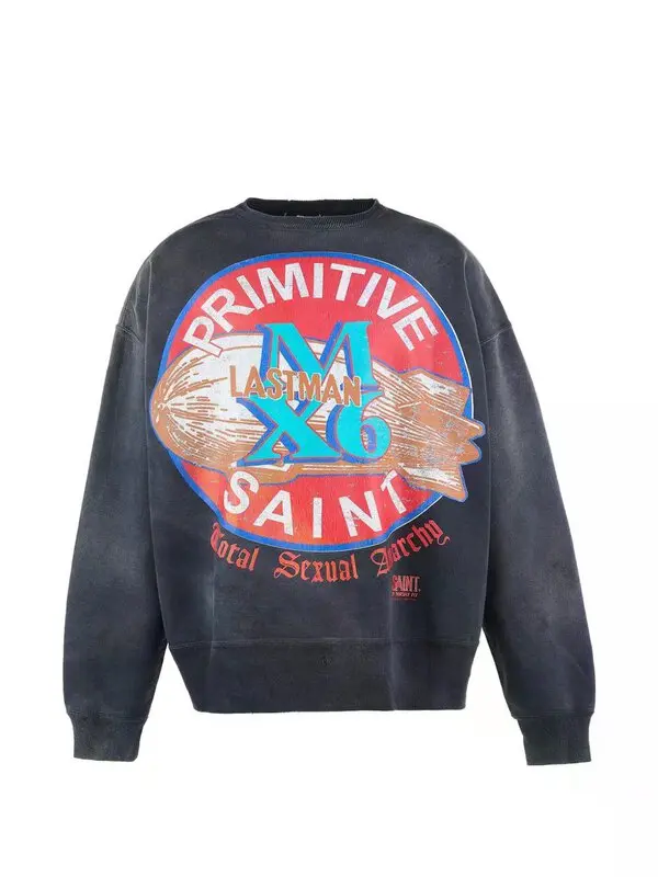 SAINT MXXXXXX Graphic Print Sweatshirt