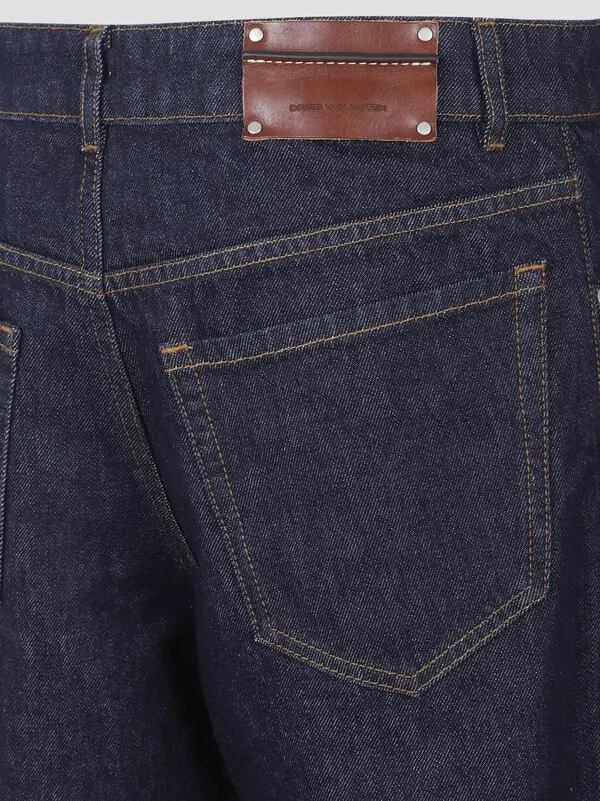 Dries Van Noten Belt Loop Jeans - Black
