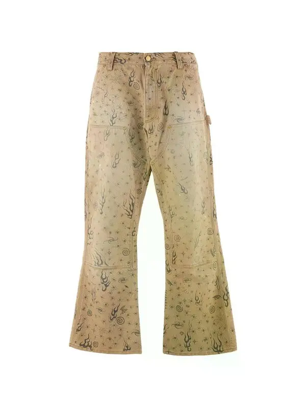 SAINT MXXXXXX Dr. Woo Graphic-print Trousers